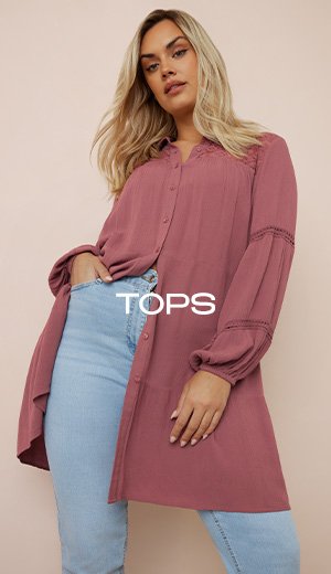 Plus Size Tops On Sale | Yours Clothing